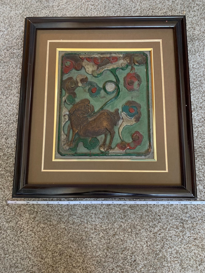 Antique Wood Carving , Ancient Beast From China - Etsy