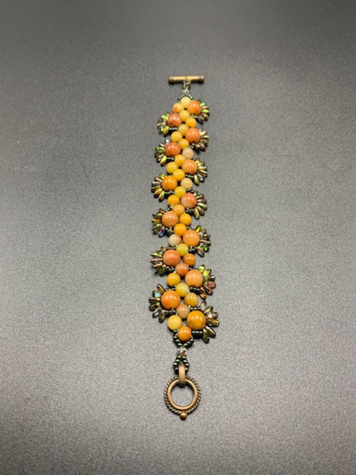 Guilin Chicken Blood Jade Bracelet - Etsy