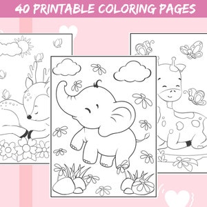 40 Printable Animal-themed Coloring Pages for Kids – Educational & Fun ...