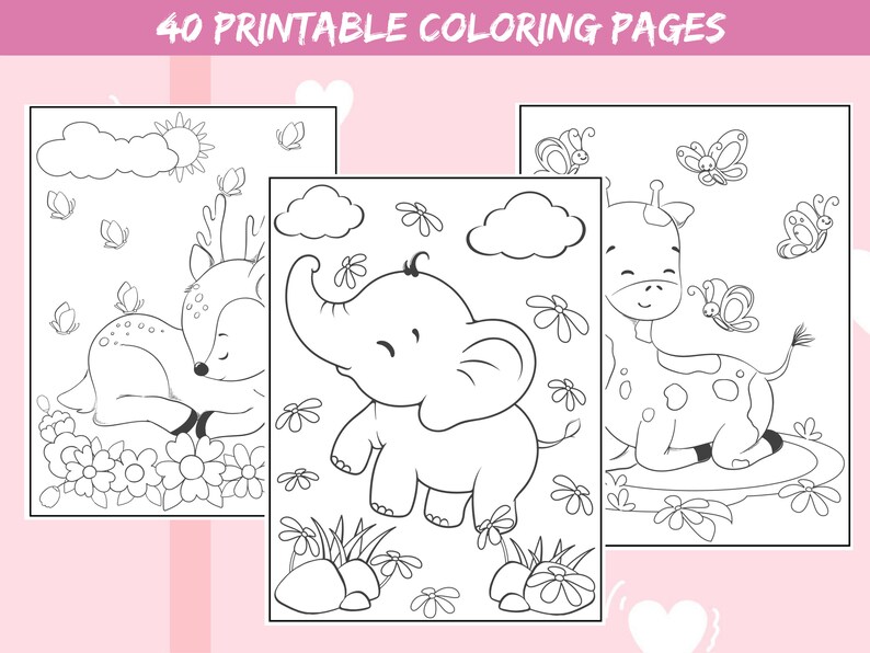 40 Printable Animal-themed Coloring Pages for Kids – Educational & Fun ...