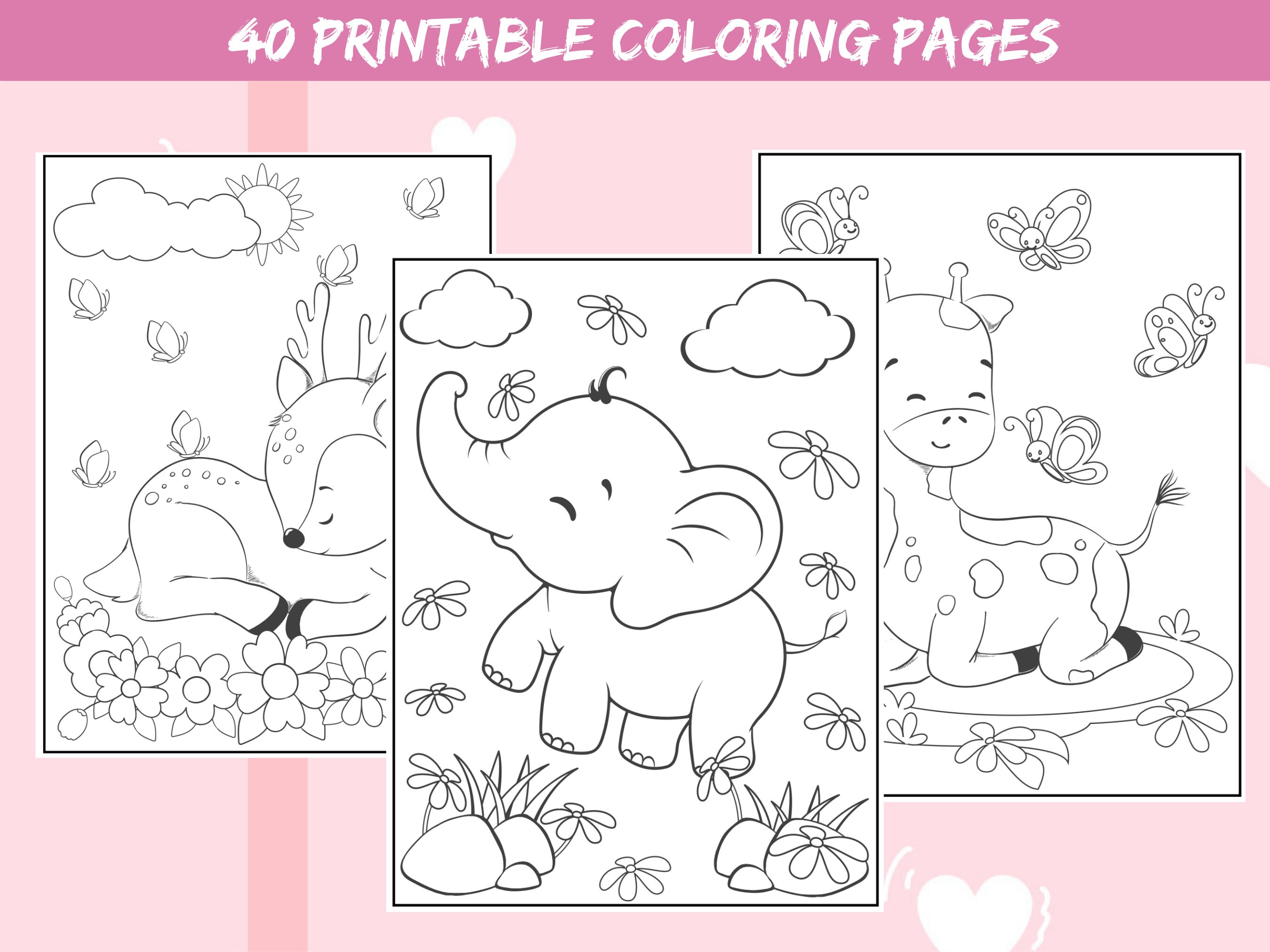 40 Printable Animal-themed Coloring Pages for Kids – Educational & Fun ...