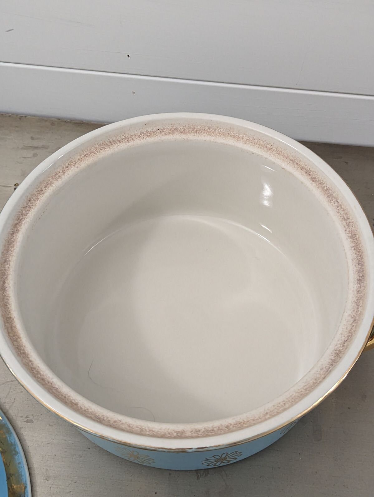 Vintage Turquoise and Gold Hall Casserole Dish - Etsy