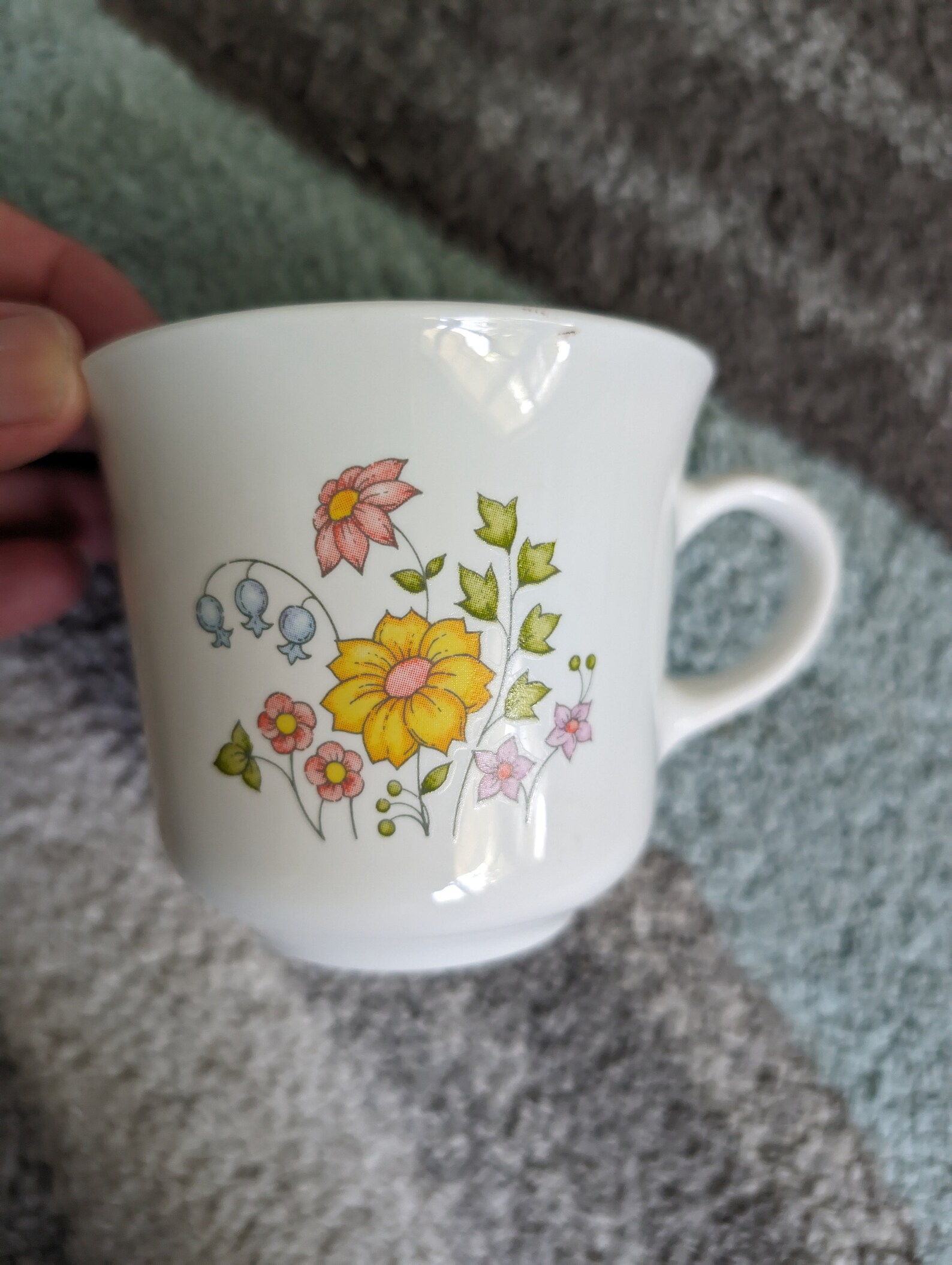 Corelle Spring Meadow Teacups(5) and Dinner Plate - Etsy