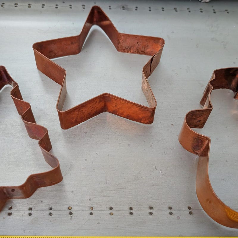 Copper Cookie Cutters - Etsy