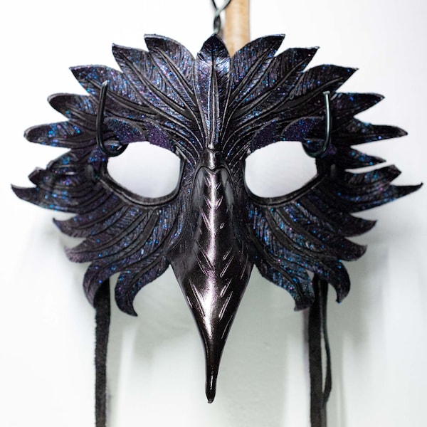 Therian Raven Mask - Etsy