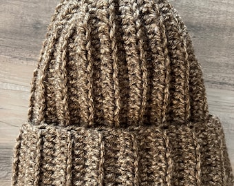 Men's Crochet Multicolored Brainwave Beanie Hat - Etsy