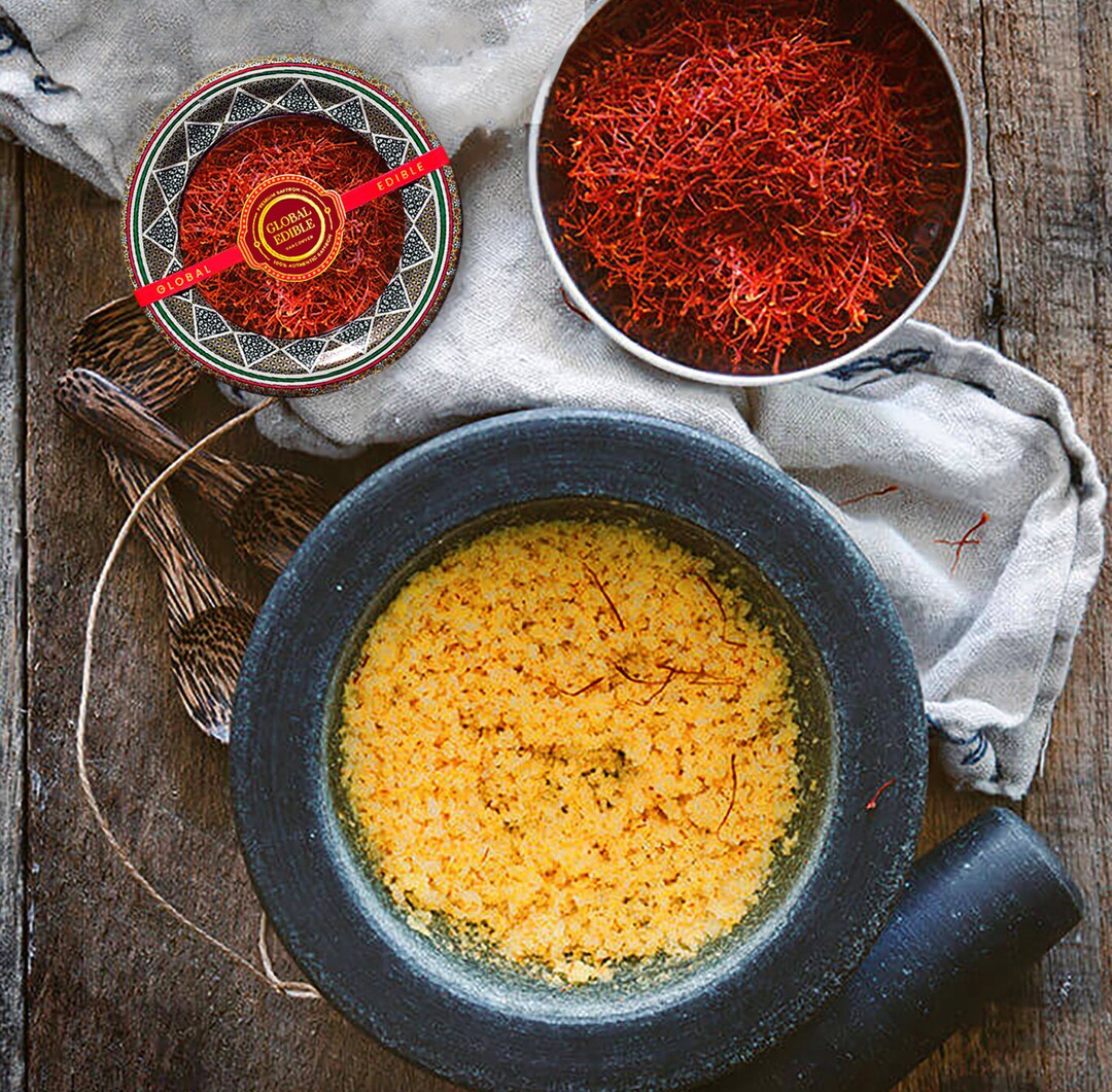 Persian Saffron Salt Grade A Saffron Gourmet Sea Salt Super Negin High ...