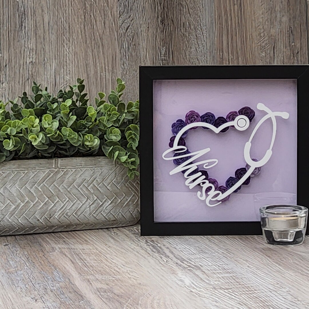 Nurse Shadow Boxes Gift for Nurses Mother's Day - Etsy