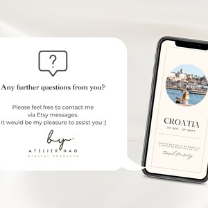 Digital Travel Itinerary Template Canva Itinerary Template Mobile ...