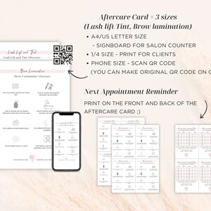 Brow Lamination, Lash Lift, Tint Forms, Professional Lash Consent ...