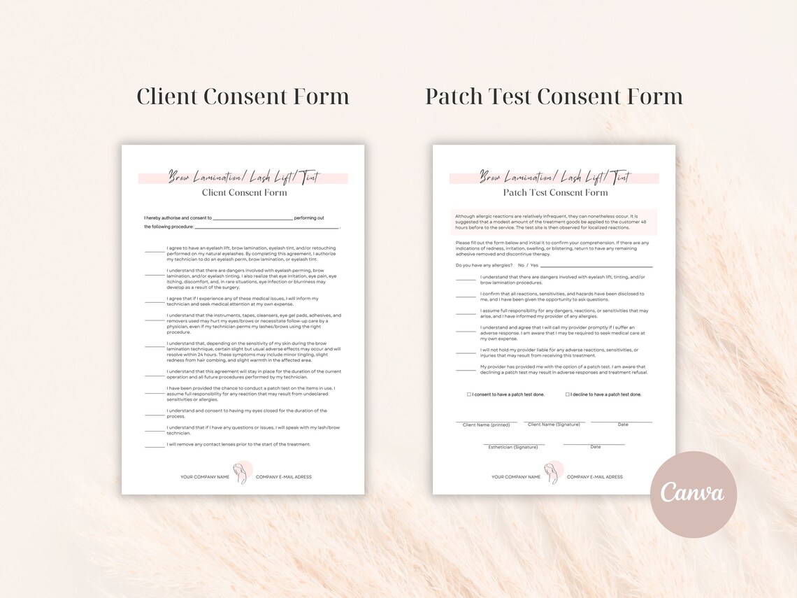 Brow Lamination Lash Lift Tint Forms Professional Lash - Etsy