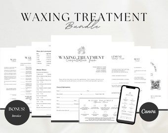Waxing Consultation Form, Waxing Consent Form, Esthetician Forms ...