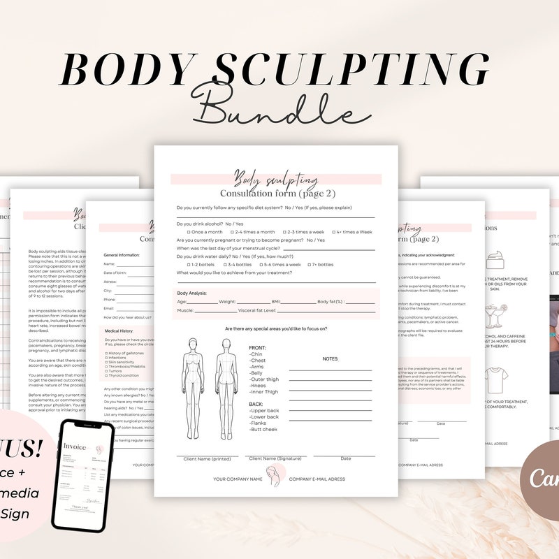 Body Sculpting Forms - Etsy