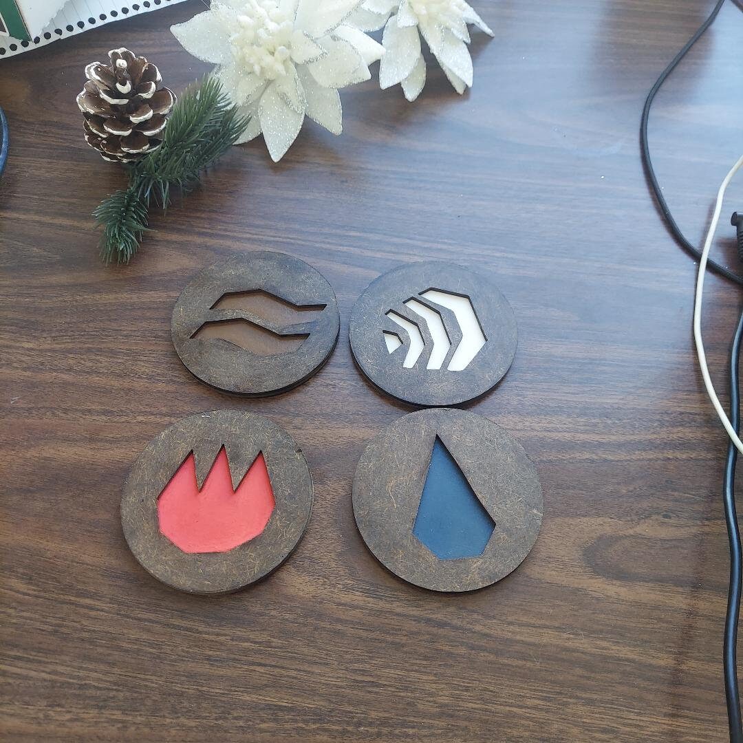 Runescape Rune Coasters Old School Runescape Gift Handmade - Etsy