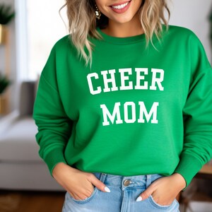 Personalized Cheer Mom With Names Sweatshirt Custom - Etsy
