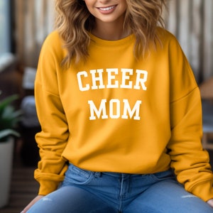 Personalized Cheer Mom With Names Sweatshirt Custom - Etsy