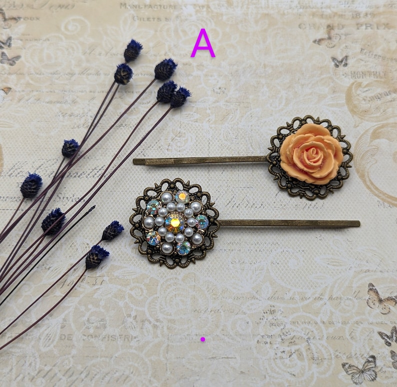 Antique Inspired Vintage Hair Pins Accessory for Women - Etsy