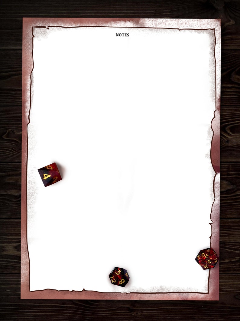 Gothic Monster Slayer Character Sheet - Dnd 5e - Etsy