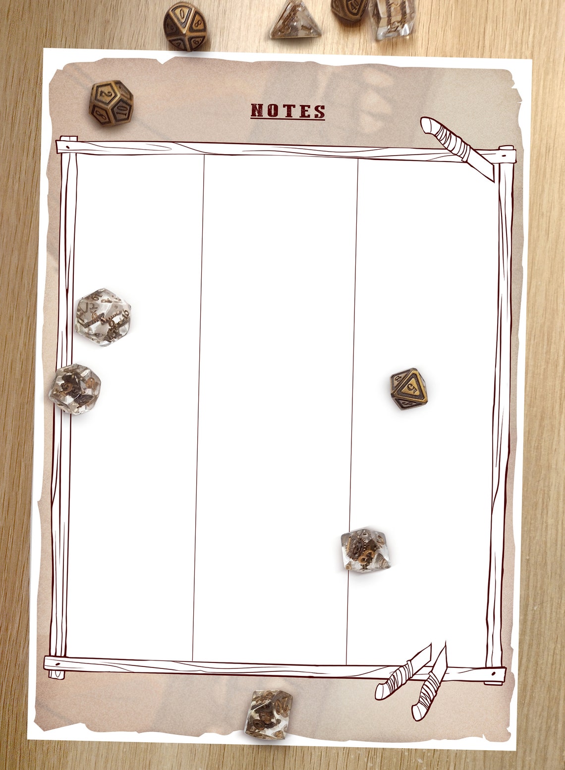 Western Character Sheet - Dnd 5e - Etsy