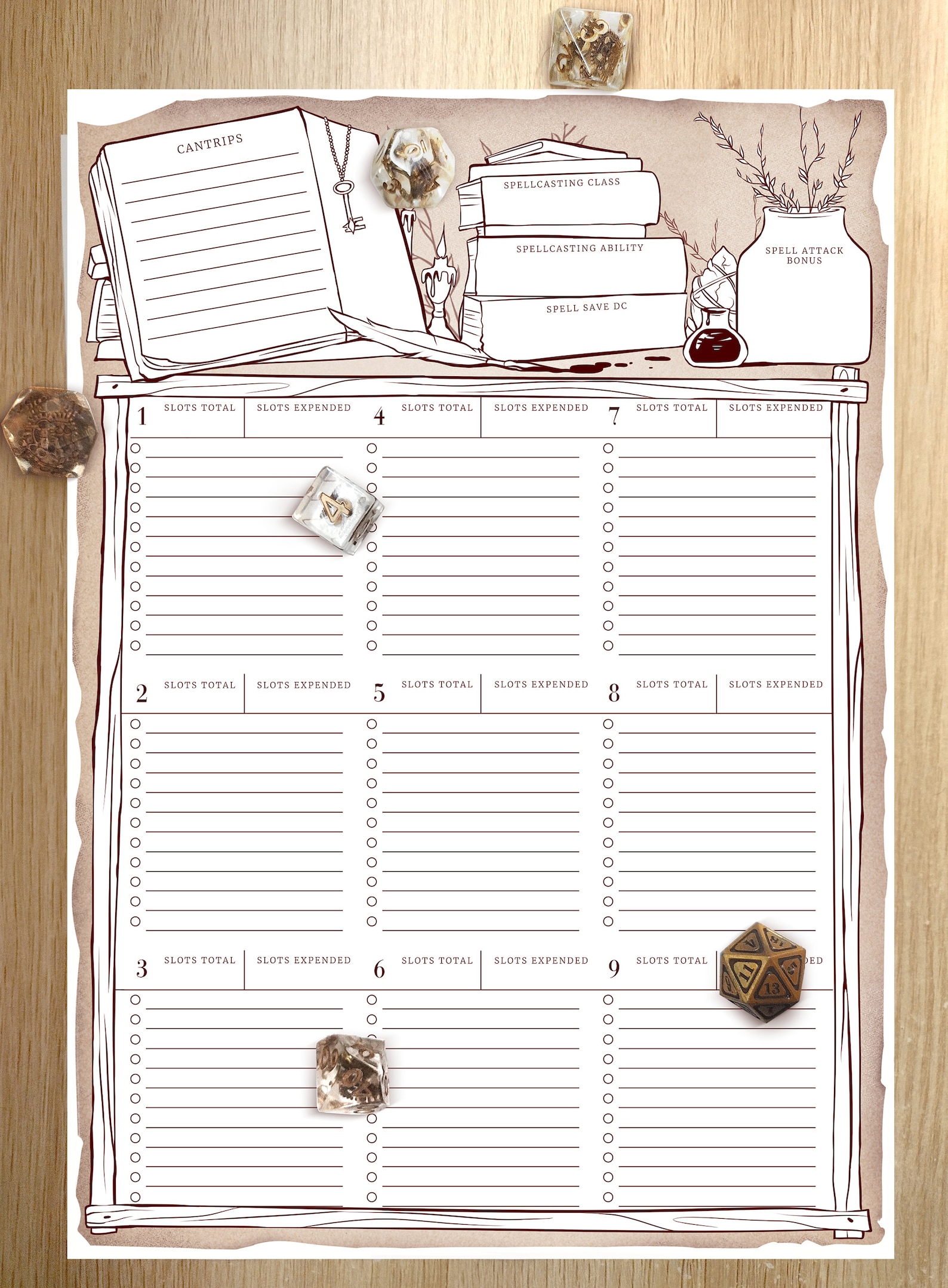 Western Character Sheet - Dnd 5e - Etsy