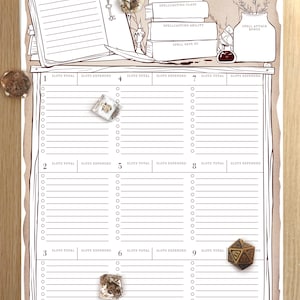 Western Character Sheet - Dnd 5e - Etsy