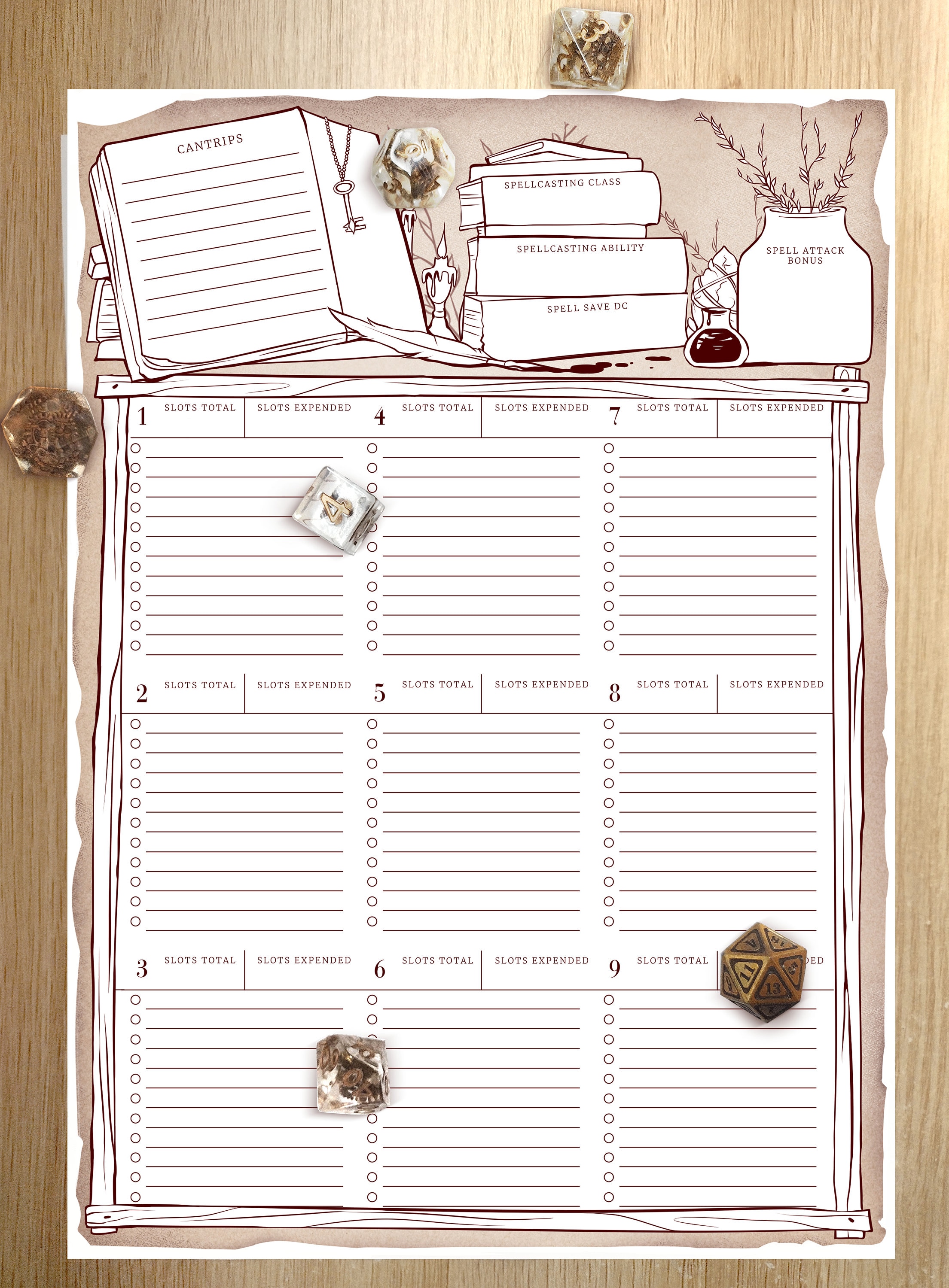 Western Character Sheet - Dnd 5e - Etsy