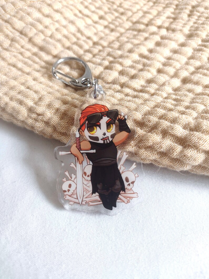 The Locked Tomb - Gideon, Harrowhark and Ianthe Keychains - Etsy