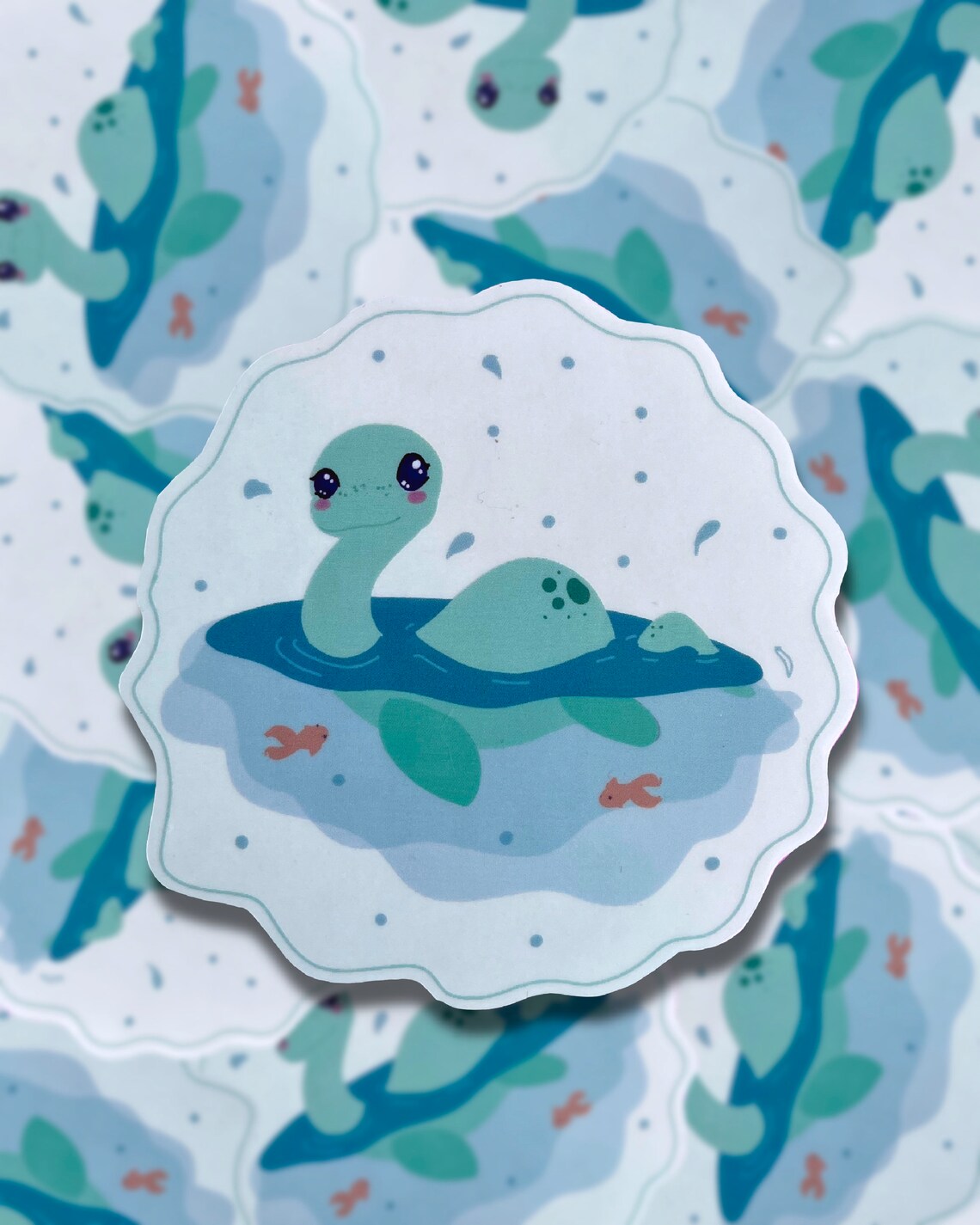 Loch Ness Monster Transparent Sticker / Car Decal / Water Bottle ...