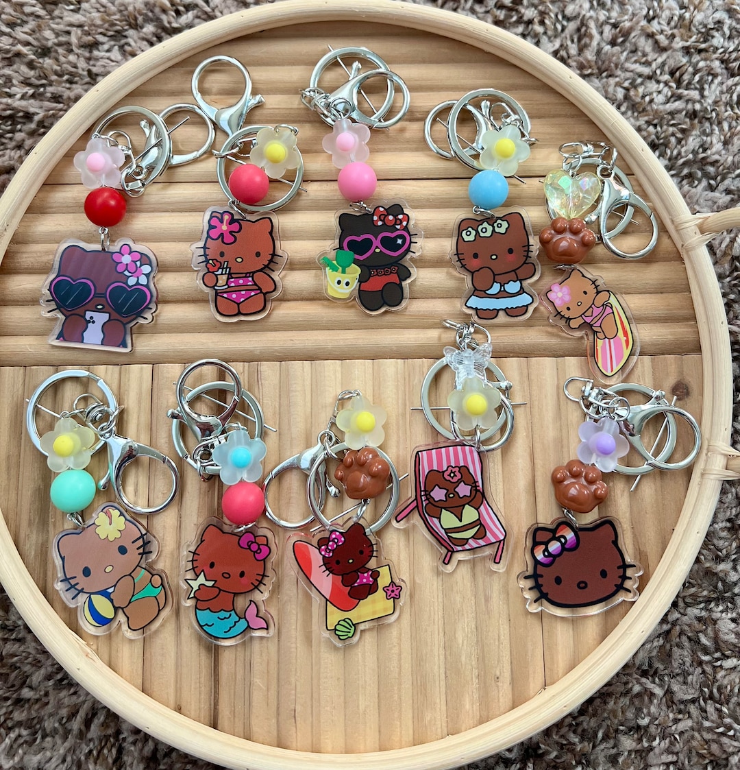 Hawaiian HK Keychains / Kawaii Gifts / Bag Charm / Hawaiian Kawaii - Etsy