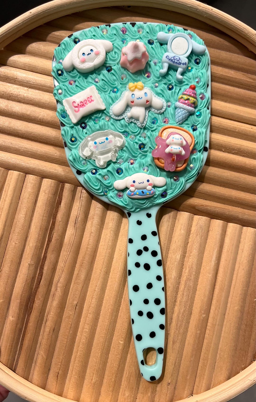 Decoden Cinna Hand Mirror: Kawaii Pastel Charms - Etsy