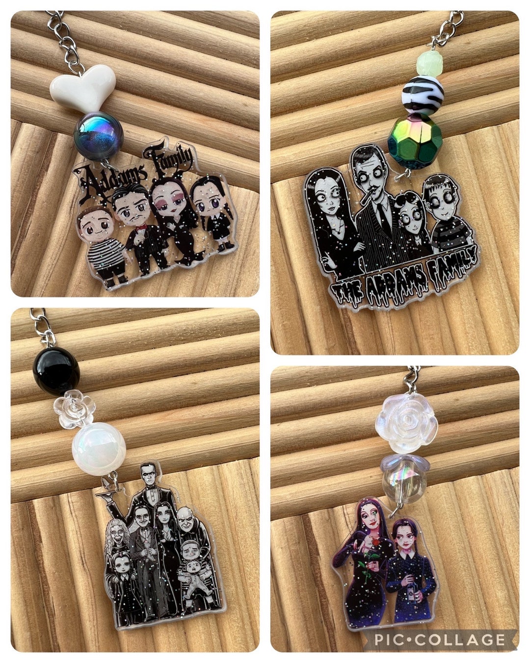 A. Family Keychains / Wed. Addams Keychains - Etsy
