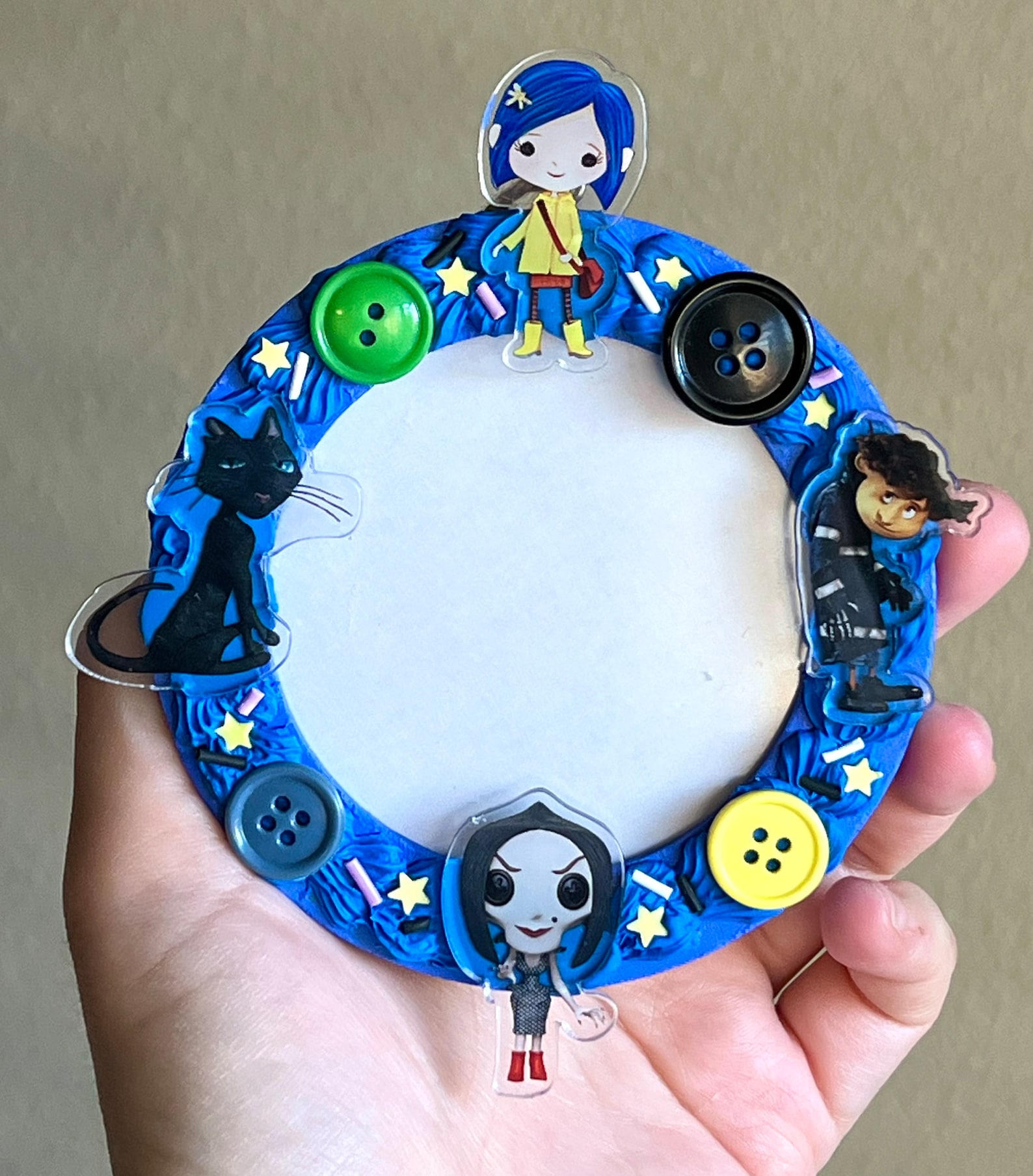 Coraline Decoden Picture Frame Ornament / Decoden Picture Frame ...