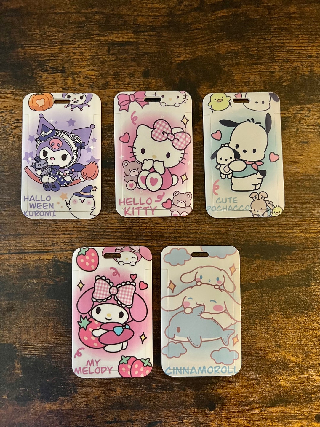 Kawaii Character ID Card Holder With Lanyard - Etsy