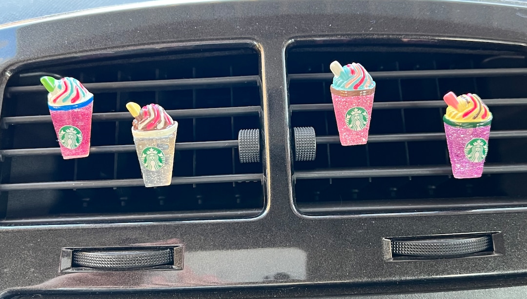 Starbie, Coffee, Sparkly, Frappuccino Car Vent Clip - Etsy