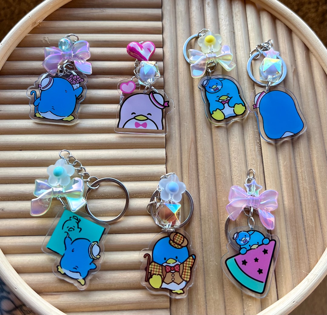 Tux Sam Keychains / Kawaii Keychains / Kawaii Gifts - Etsy