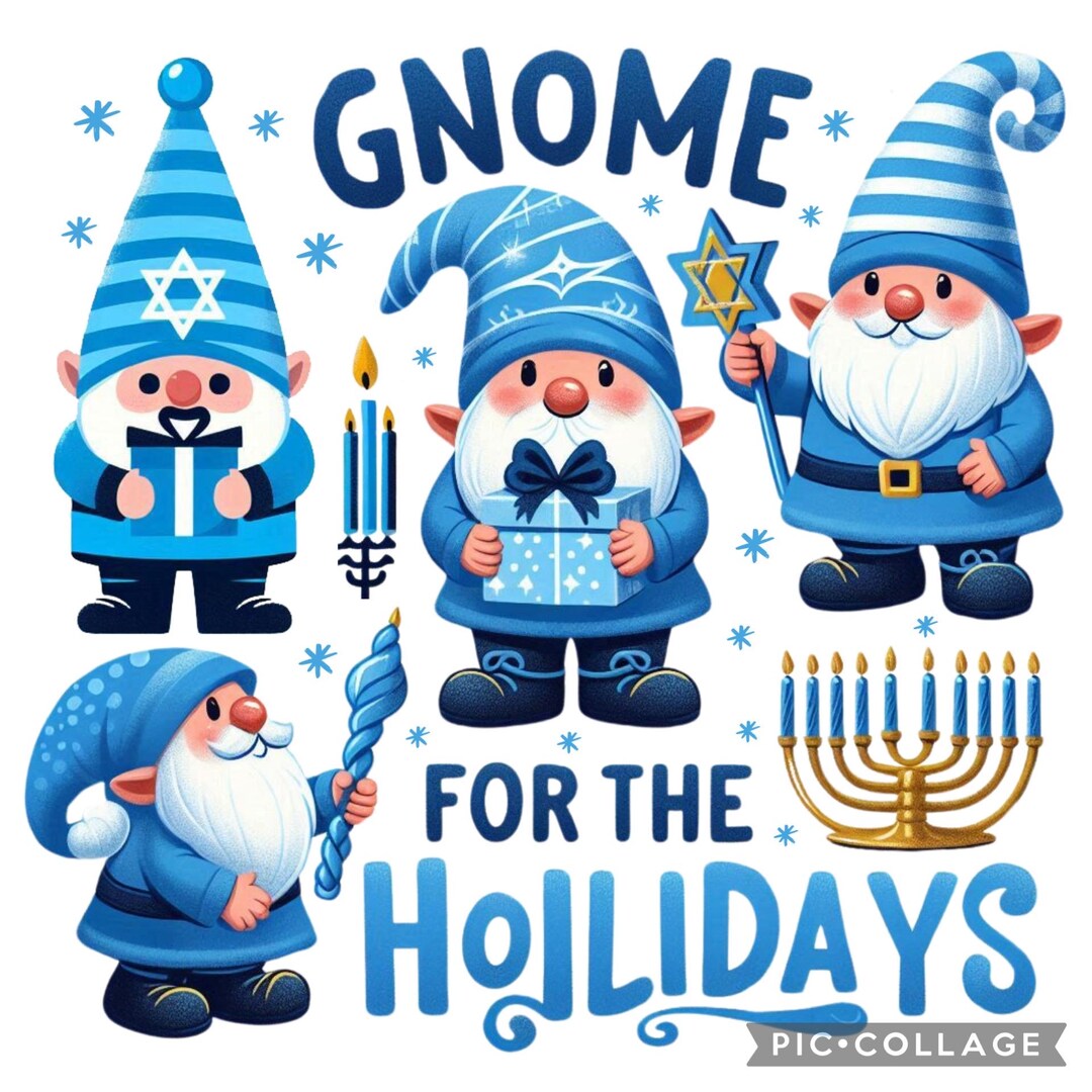 Hanukkah Gnome Sticker Sheet: Festive Holiday Stickers - Etsy