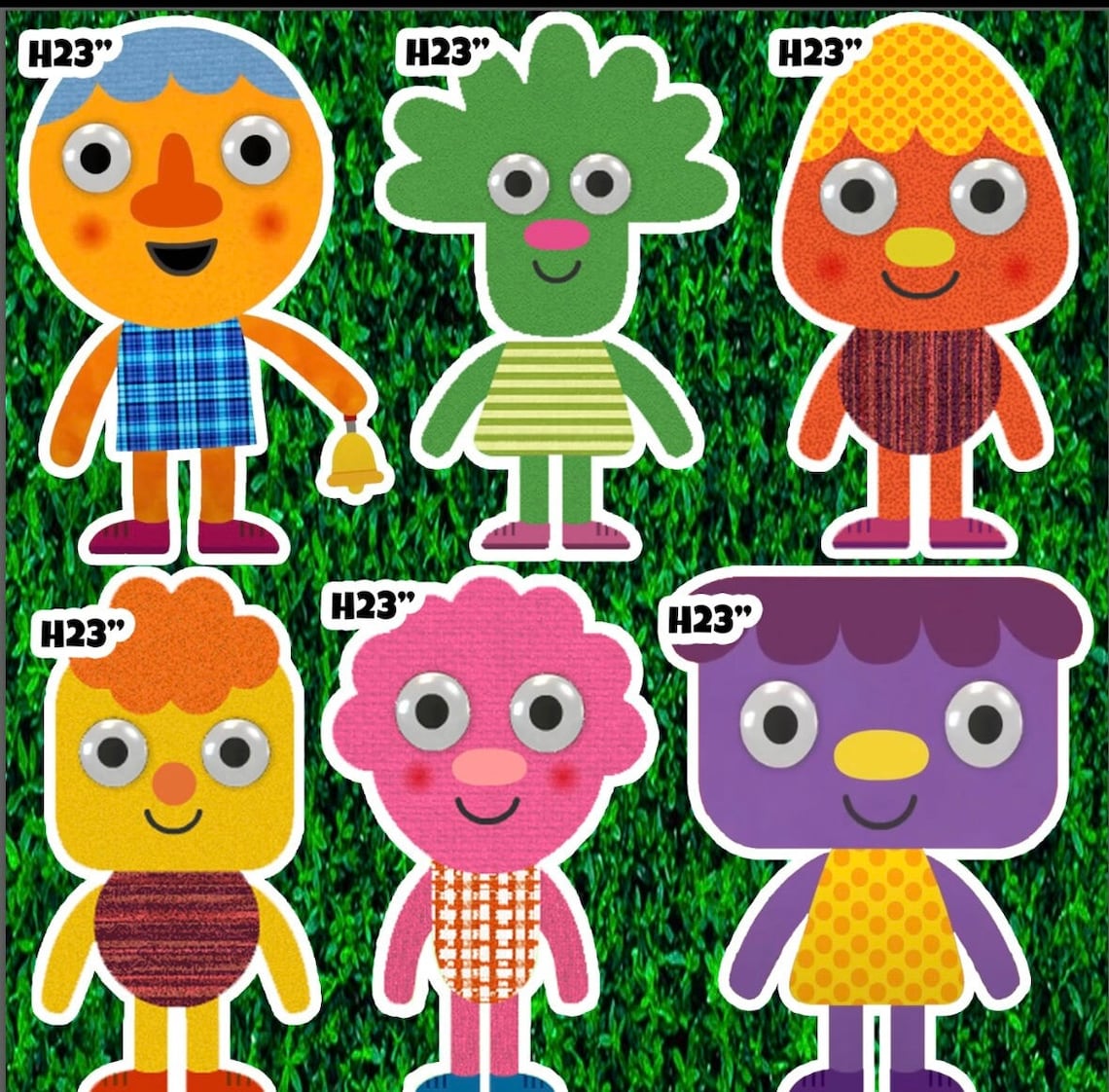 AB1509HS Pals and Noodles Cartoon Cutouts Party Props Decor for Kids ...