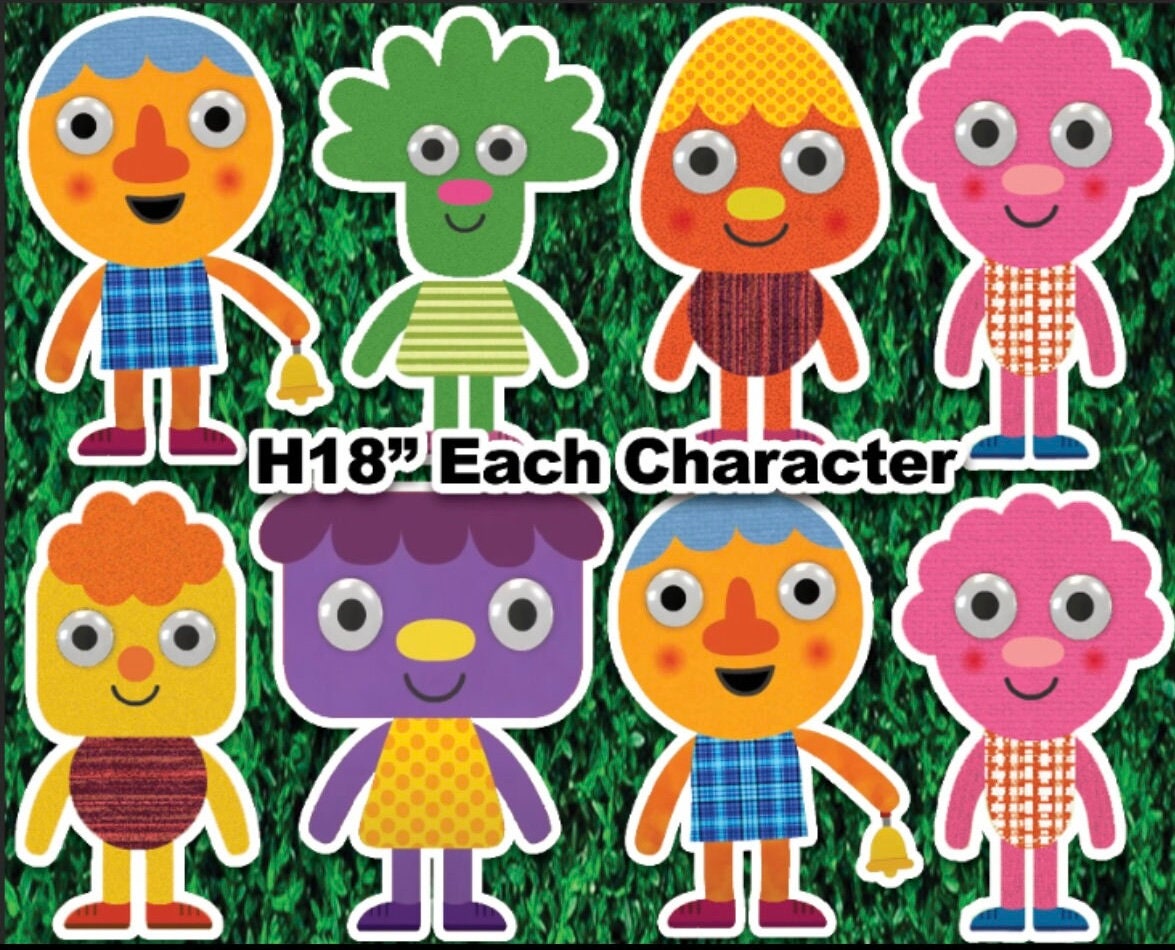 AB1667HS Pals and Noodles Cartoon Cutouts Party Props Decor for Kids ...