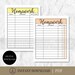 Printable Homework Tracker: Colorful Checklist Template (PDF Download ...
