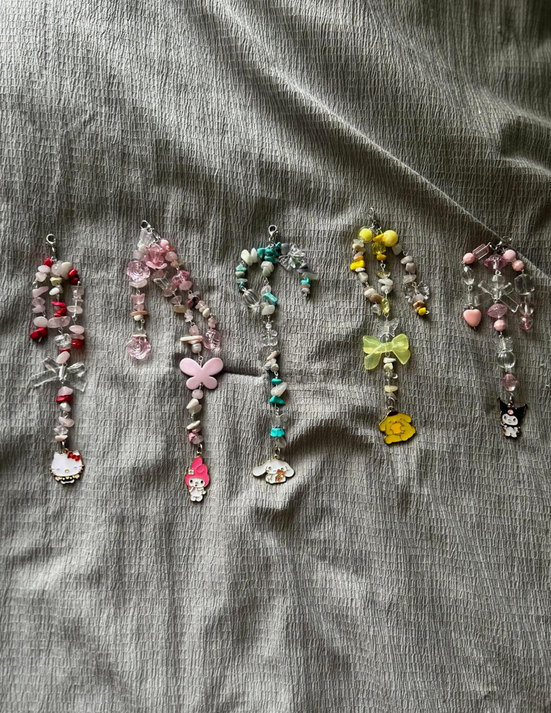 Sanrio Keychains | Hello Kitty Keychain | Cute Beaded Keychains ...