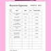 Editable Expense Log Printable, Fillable Expense Tracker, Spending ...