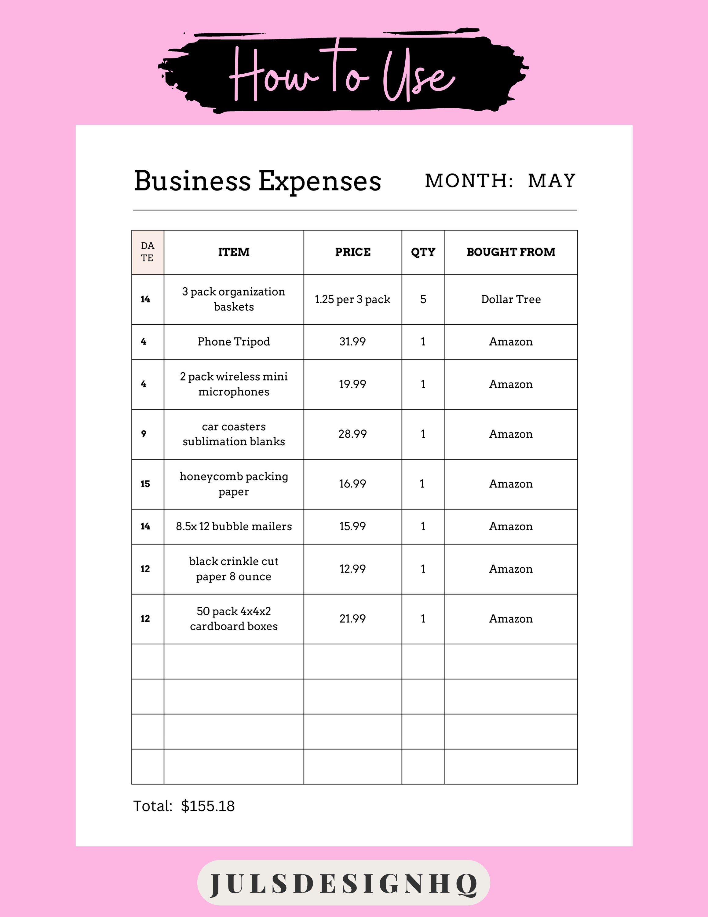 Editable Expense Log Printable, Fillable Expense Tracker, Spending ...