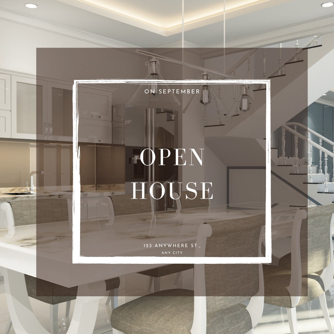 8 Open House Flyer Digital Template - Etsy