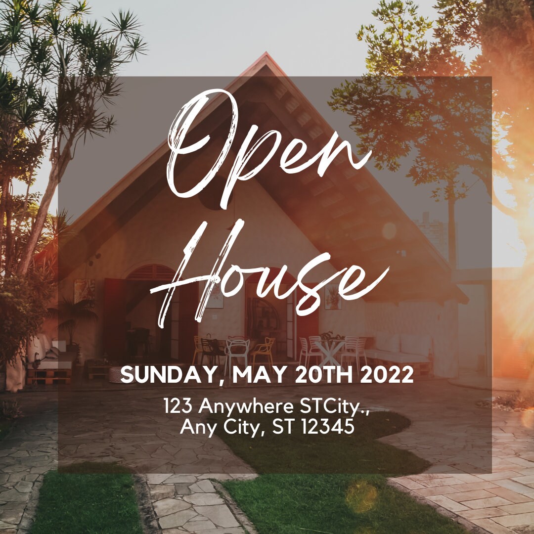 8 Open House Flyer Digital Template - Etsy