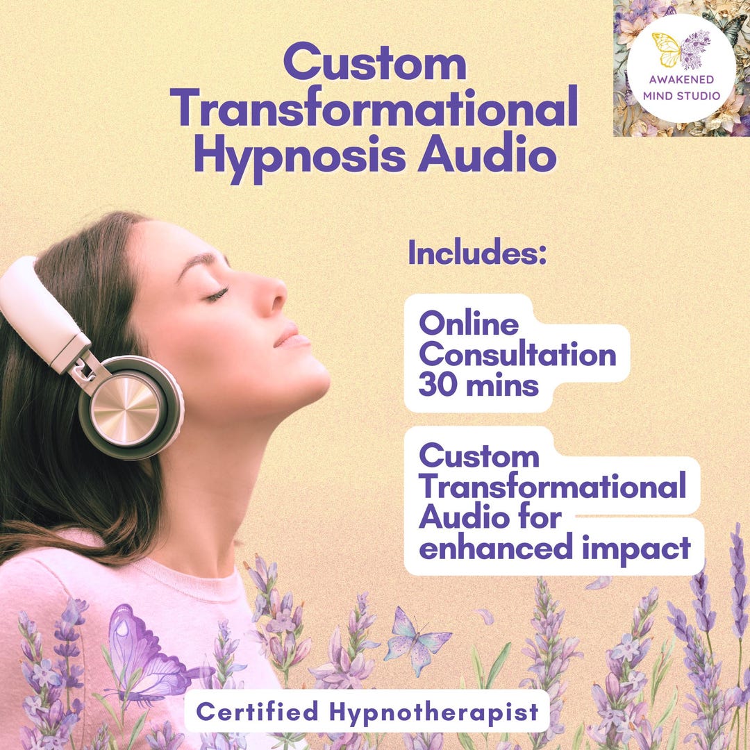 Custom Transformational Hypnosis Audio | Personalized Hypnotherapy Recording for Healing ...