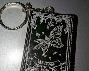 Wheel of Fortune Tarot Card Keychain Wheel of Fortune Gift - Etsy