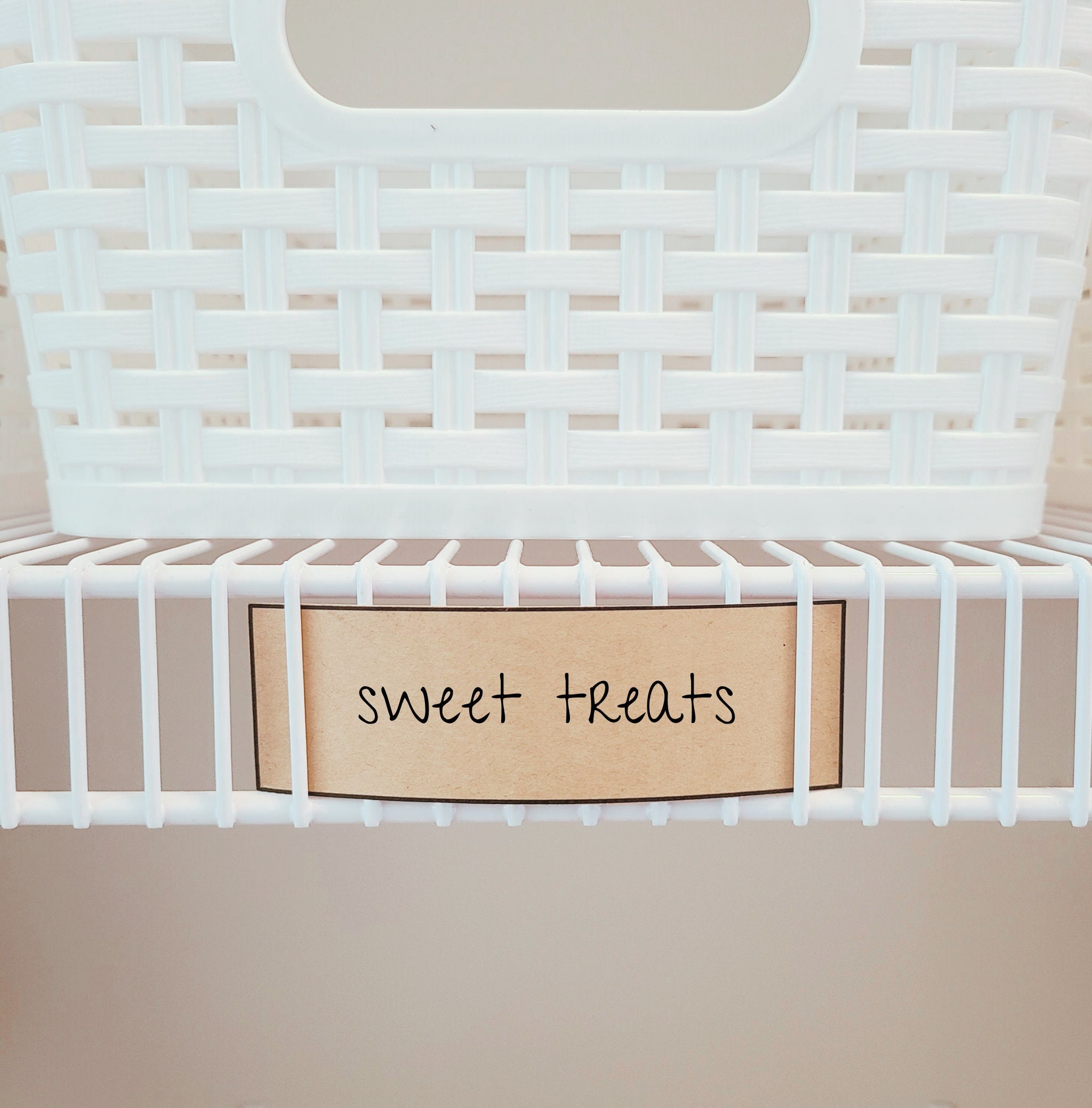 Printable Pantry Wire Shelf Labels Digital Download - Etsy