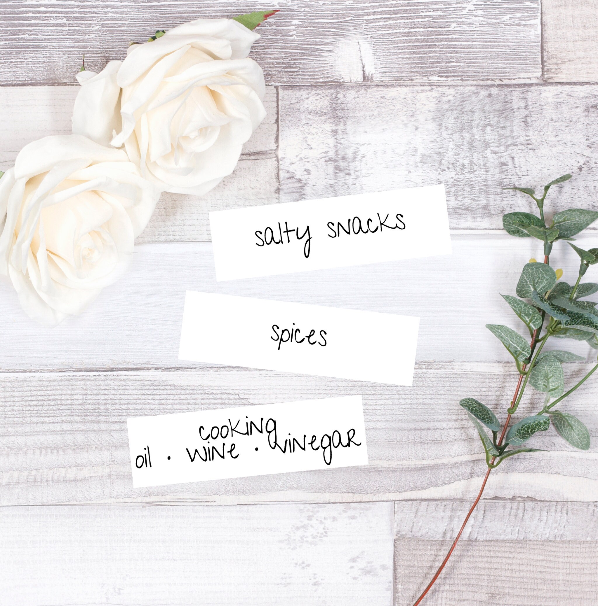 Printable Pantry Wire Shelf Labels | Digital Download - Etsy