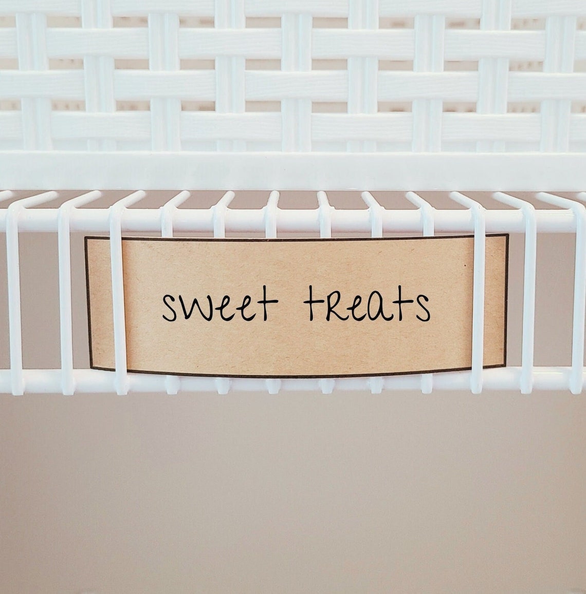 Printable Pantry Wire Shelf Labels | Digital Download - Etsy