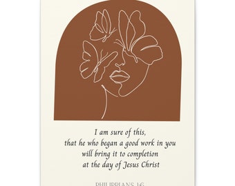 He Who Began A Good Work in You Philippians 1:6 Print, Bible Verse ...